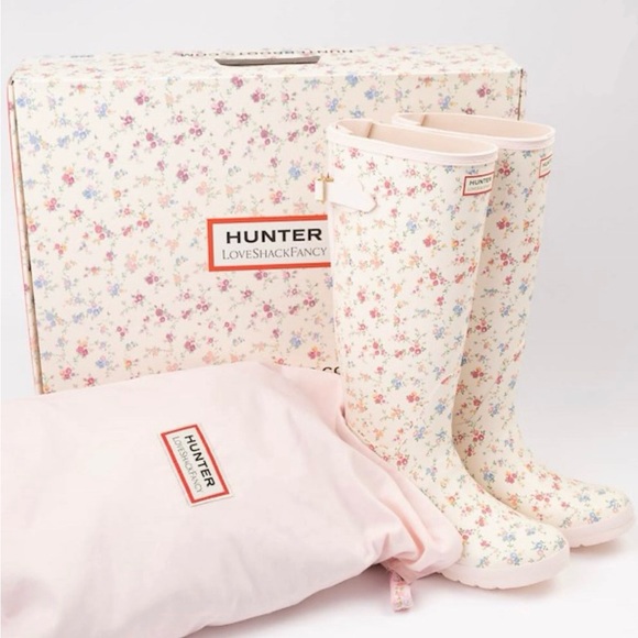 LoveShackFancy | Shoes | Love Shack Fancy X Hunter Boot Original Tall ...